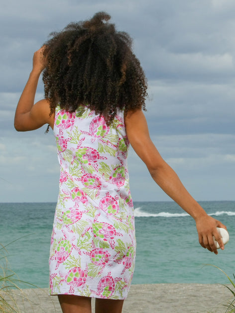 Sheila Shift Dress Playa – AnaClare